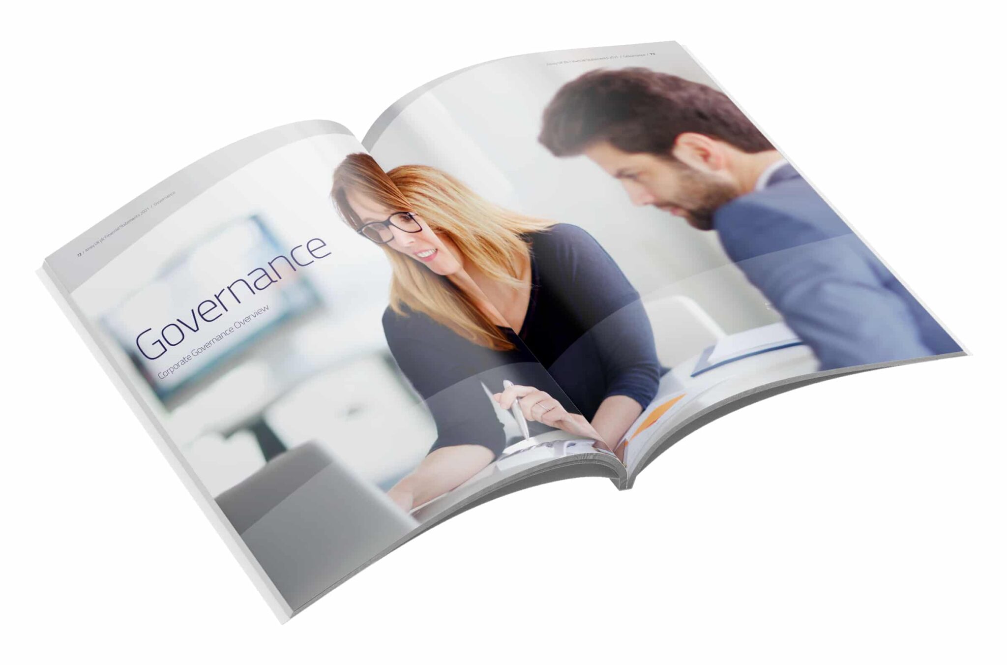Annual Report and Accounts Design Project for Amey
