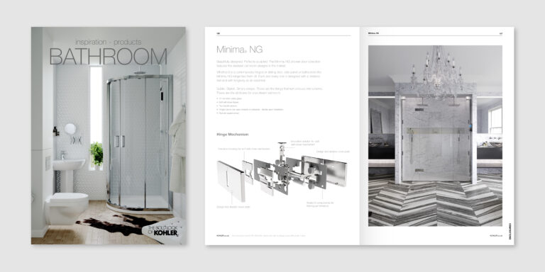 Catalogue Design & Marketing Support Design for KOHLER UK by Toast.