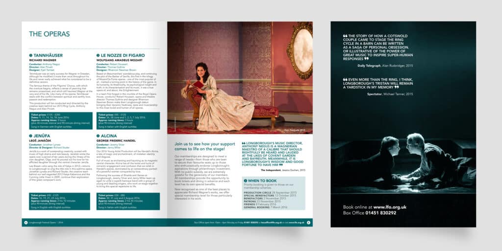 We helped Longborough Opera Festival marketing by creating the ...