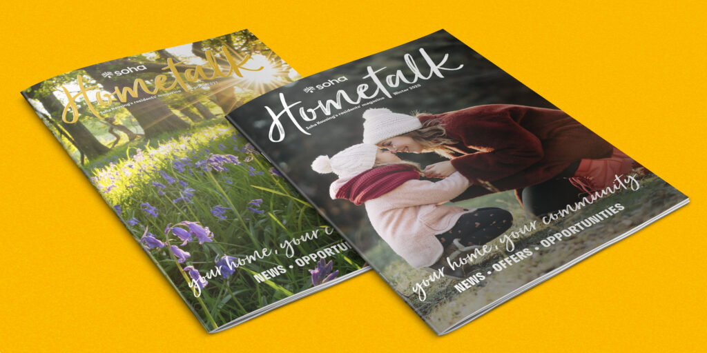 Community magazine design for a housing association - Toast Design
