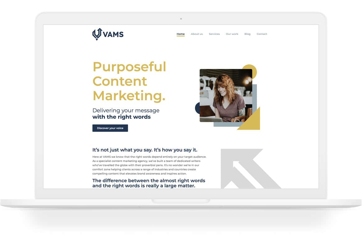 Small bespoke WordPress design and build for Content Creators